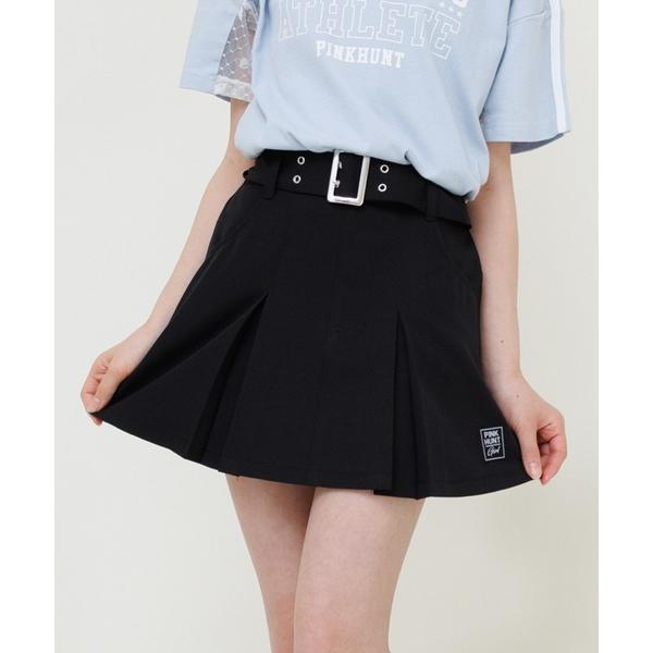 『タイムセール実施中』ZOZO問い合わせ番号:94918147ショップ:BABYDOLL，ベビードールブランド:PINKHUNT，ピンクハント商品名:PINKHUNT ピンクハント 太ベルト付きスカート 0694Kカテゴリ:スカート>...