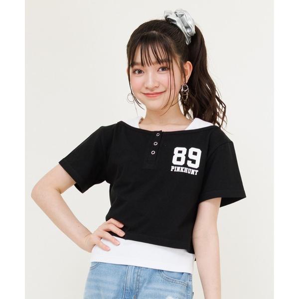 『タイムセール実施中』ZOZO問い合わせ番号:94918148ショップ:BABYDOLL，ベビードールブランド:PINKHUNT，ピンクハント商品名:PINKHUNT ピンクハント タンクレイヤード風Tシャツ 0691Kカテゴリ:トップス&...