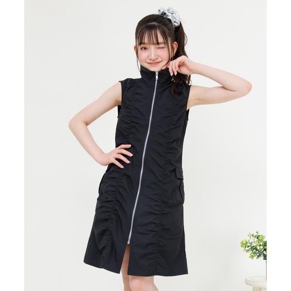 ZOZO問い合わせ番号:94918149ショップ:BABYDOLL，ベビードールブランド:PINKHUNT，ピンクハント商品名:PINKHUNT ピンクハント シャーリング前ZIP開き ワンピース 0689Kカテゴリ:ワンピース/ドレス&g...