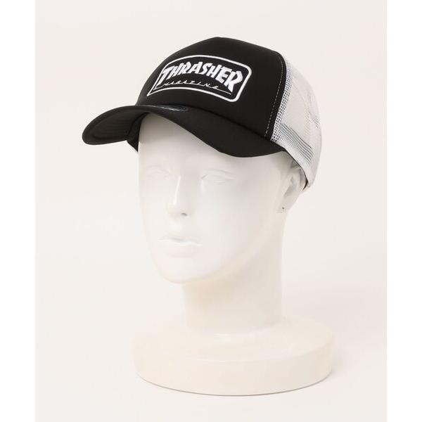 ZOZO問い合わせ番号:94918373ショップ:THRASHER by RIFFLEPAGE，スラッシャー バイ リフルページブランド:THRASHER，スラッシャー商品名:WAPPEN MESH CAP/スラッシャーブランドロゴワッペン...