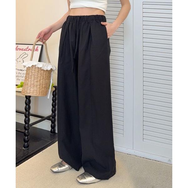 『セール実施中』ZOZO問い合わせ番号:94919248ショップ:aimoha，アイモハブランド:BANICO，バニコ商品名:リラックスドローストリングパンツカテゴリ:パンツ>スラックスブランド品番:xqi1927a素材:レーヨン70...