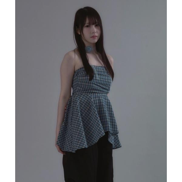 ZOZO問い合わせ番号:94919712ショップ:WANT SLIP，ウォント スリップブランド:tinkerend，ティンカーエンド，WANT SLIP，ウォント スリップ商品名:Frilled String Check Camisole...