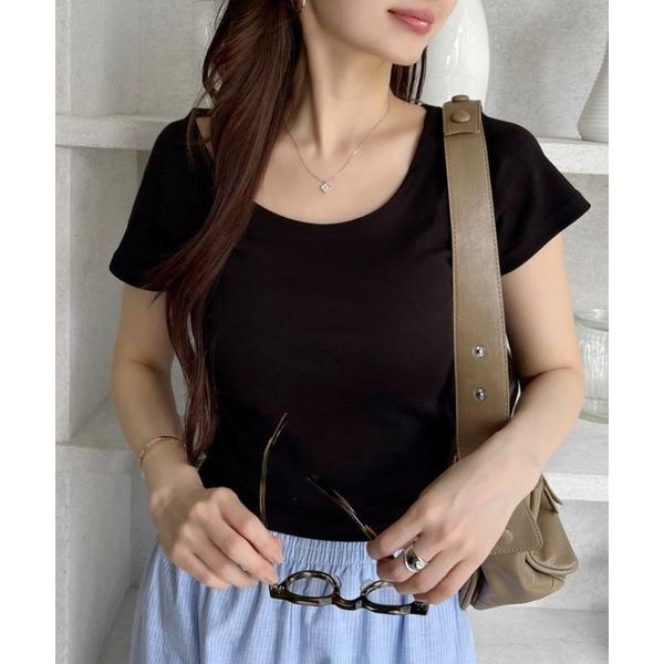 『タイムセール実施中』ZOZO問い合わせ番号:94920019ショップ:Ada.，エイダブランド:Ada.，エイダ商品名:ディープネック シンプル 無地 カットソー 半袖カテゴリ:トップス>Tシャツ/カットソーブランド品番:ada22...