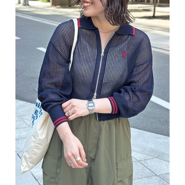 『セール実施中』ZOZO問い合わせ番号:94920360ショップ:CPCM，シーピーシーエムブランド:U.S. POLO ASSN.，ユーエスポロアッスン，CPCM，シーピーシーエム商品名:【U.S. POLO ASSN.】襟付きメッシュカ...