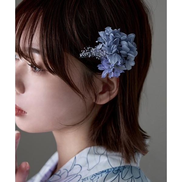 ZOZO問い合わせ番号:94952039ショップ:bflat，ビーフラットブランド:asaka，アサカ商品名:大人浴衣 紫陽花モチーフ 髪飾り ヘアアクセサリーカテゴリ:水着/着物・浴衣>和装小物ブランド品番:sk0620007927...