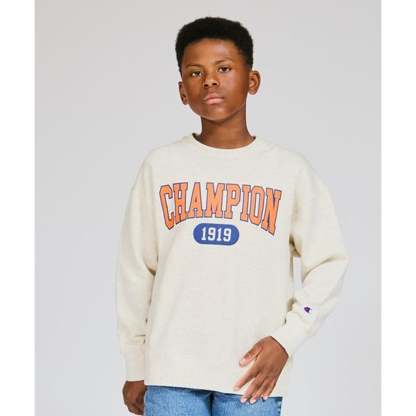 『タイムセール実施中』ZOZO問い合わせ番号:94952061ショップ:Champion，チャンピオンブランド:Champion，チャンピオン商品名:【Champion/チャンピオン】キッズ クルーネックスウェットシャツカテゴリ:トップス&...