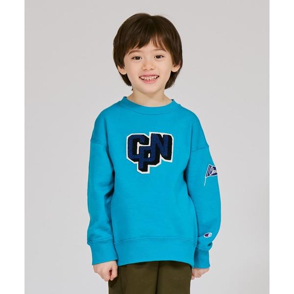 『タイムセール実施中』ZOZO問い合わせ番号:94952064ショップ:Champion，チャンピオンブランド:Champion，チャンピオン商品名:【Champion/チャンピオン】キッズ クルーネックスウェットシャツカテゴリ:トップス&...