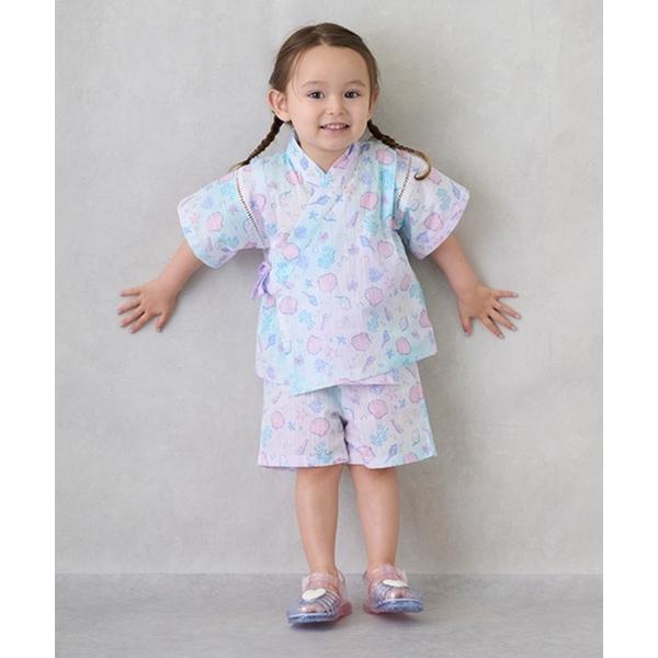 『セール実施中』ZOZO問い合わせ番号:94952666ショップ:petit main，プティマインブランド:petit main，プティマイン商品名:【WEB限定/リンク】girlsアソート甚平カテゴリ:水着/着物・浴衣>浴衣ブラン...