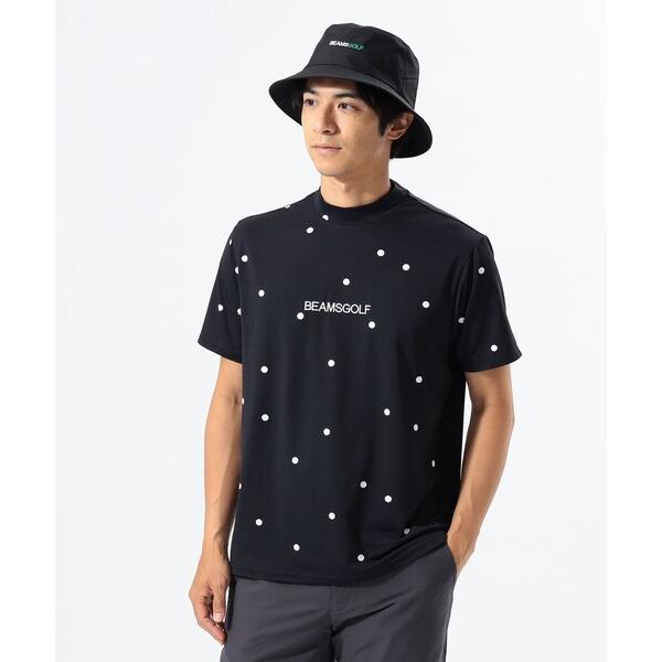 『セール実施中』ZOZO問い合わせ番号:94953031ショップ:BEAMS GOLF，ビームスゴルフブランド:BEAMS GOLF，ビームスゴルフ商品名:ORANGE LABEL / ドット総柄 モックネックシャツ【DRY・UV・STRE...