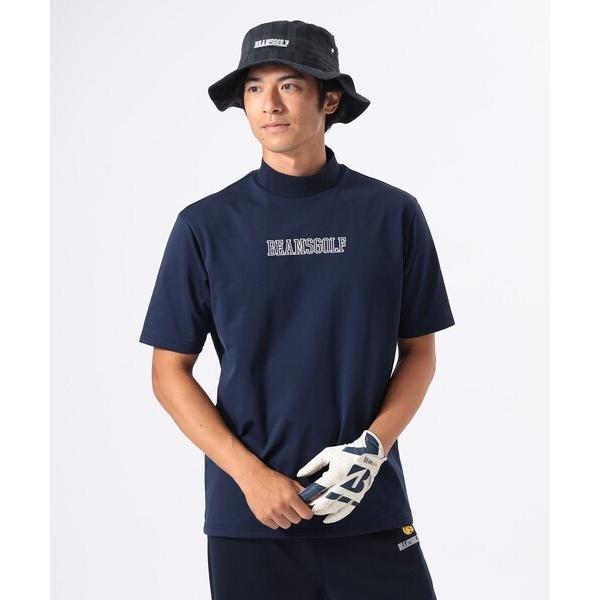 『タイムセール実施中』ZOZO問い合わせ番号:94953032ショップ:BEAMS GOLF，ビームスゴルフブランド:BEAMS GOLF，ビームスゴルフ商品名:ORANGE LABEL / リブ襟 ロゴ刺繍 モックネックシャツ【DRY・U...