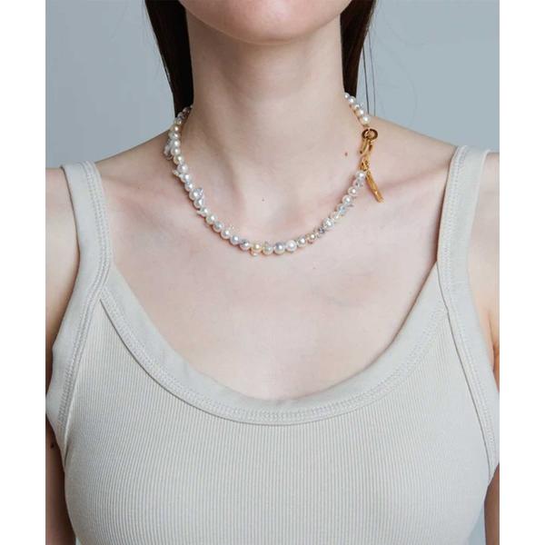 ZOZO問い合わせ番号:94953923ショップ:THE TOKYO，ザトウキョウブランド:THE PERMANENT EYE，ザパーマネントアイ商品名:【AYUS/アユス】Akoya baroque pearl necklace N7-1...