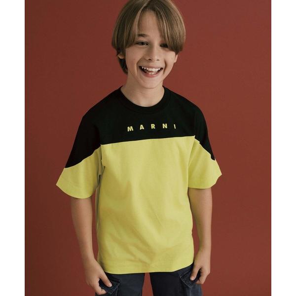 『タイムセール実施中』ZOZO問い合わせ番号:94954282ショップ:SPACCIO，スパッチョブランド:MARNI，マルニ商品名:MARNI(マルニ)Kids ＆ Junior ブランドロゴバイカラー半袖Tシャツカットソーカテゴリ:トッ...