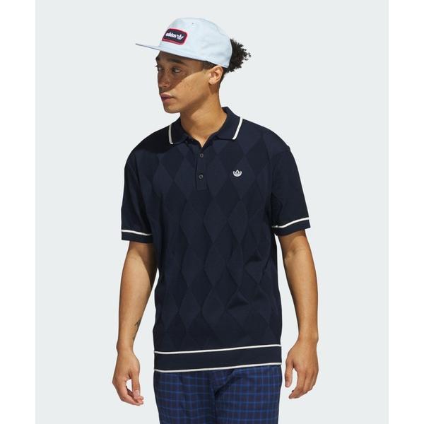 『セール実施中』ZOZO問い合わせ番号:94986882ショップ:adidas，アディダスブランド:adidas，アディダス，adidas Golf，アディダスゴルフ商品名:オリジナルスゴルフ アーガイルニット 半袖ポロ【adidas Go...