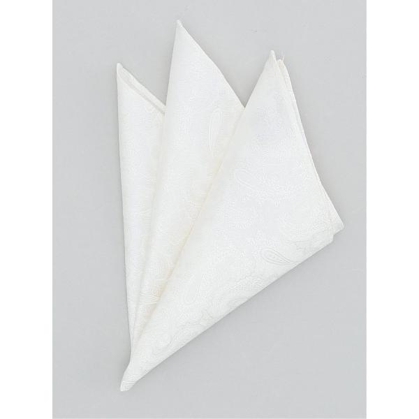 ZOZO問い合わせ番号:94986934ショップ:TAKA-Q，タカキューブランド:TAKA-Q，タカキュー商品名:【シルク混 フォーマル セレモニー】タカキュー ペイズリー柄チーフカテゴリ:フォーマルスーツ/小物>ポケットチーフブラ...