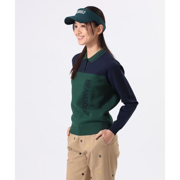 『タイムセール実施中』ZOZO問い合わせ番号:94987623ショップ:BEAMS GOLF，ビームスゴルフブランド:BEAMS GOLF，ビームスゴルフ商品名:ORANGE LABEL / バイカラー ポロ襟 ニットプルオーバーカテゴリ:...