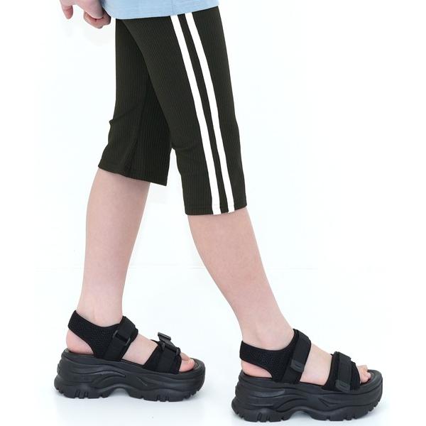 『タイムセール実施中』ZOZO問い合わせ番号:94988275ショップ:Bee，ビーブランド:Bee des Bee，ビーデスビー商品名:ライン七分丈フレアパンツカテゴリ:パンツ>その他パンツブランド品番:baa03336素材:ポリエ...