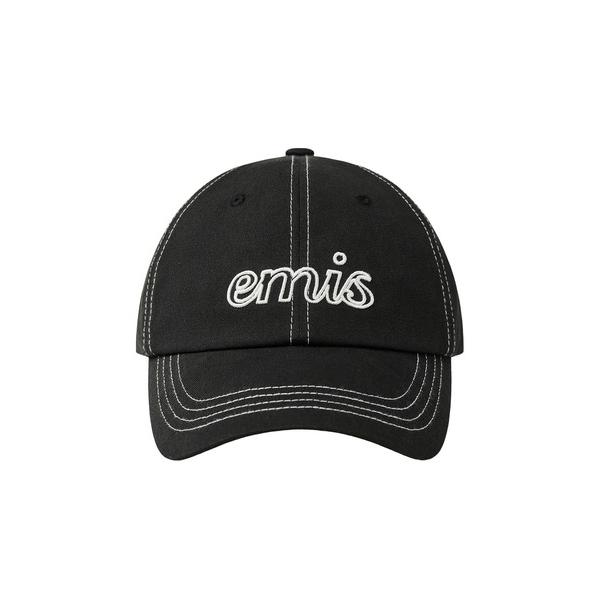 ZOZO問い合わせ番号:94988512ショップ:EMIS，イミスブランド:EMIS，イミス商品名:LETTERING LOGO WHITE STITCH BALL CAPカテゴリ:帽子>キャップブランド品番:E252U1105素材:...