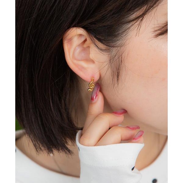※このアイテムは返品・交換対象外商品です。ZOZO問い合わせ番号:94988651ショップ:COLLARS，カラーズブランド:LINFA　，リンファ商品名:音符モチーフピアスカテゴリ:アクセサリー>ピアス（両耳用）ブランド品番:LNK...