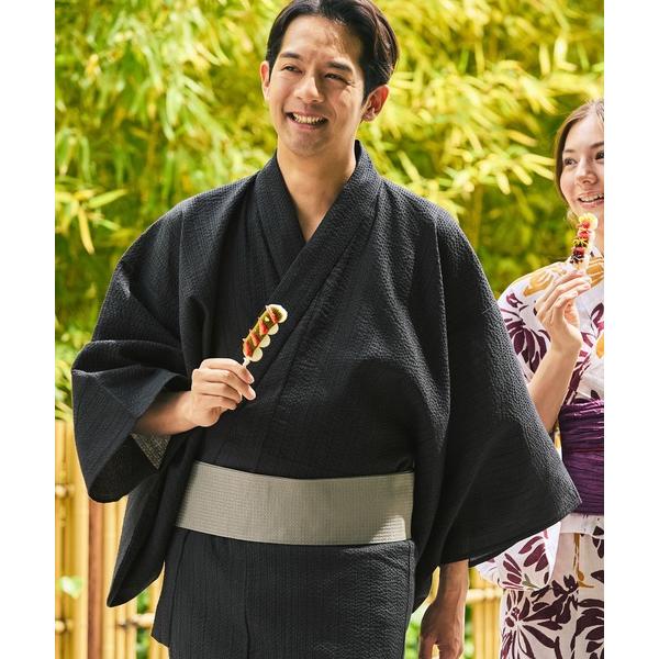 ZOZO問い合わせ番号:94988685ショップ:MONO-MART，モノマートブランド:THE CRAFT CREW PRODUCTS，ザクラフトクループロダクツ，MONO-MART，モノマート商品名:縞しじら織り浴衣 3点セット【浴衣＋...