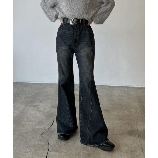 ZOZO問い合わせ番号:94991122ショップ:PAGEBOY，ページボーイブランド:PAGEBOY，ページボーイ商品名:スリムレッグフレアデニム【4color/4size】カテゴリ:パンツ>デニムパンツブランド品番:499386素...