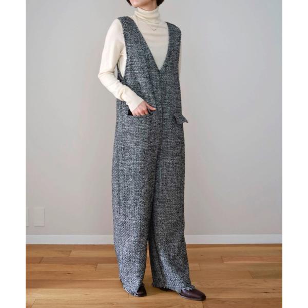 『タイムセール実施中』参考価格：8，690円発売時期：2022年11月コンディション：C（やや使用感あり）使用感があり、やや気になる傷や汚れがあるアイテム全体的：毛玉参考商品名：【UNFIELD】ツイードサロペット参考品番：UOP-0091...