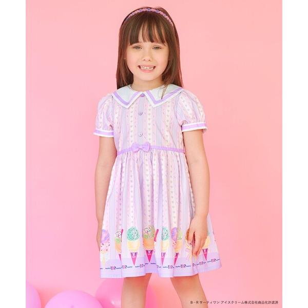 『セール実施中』ZOZO問い合わせ番号:95022993ショップ:ANY，エニィブランド:ANY，エニィ商品名:【any FAM×サーティワン アイスクリーム】ストライプ ワンピースカテゴリ:ワンピース/ドレス>ワンピースブランド品番...