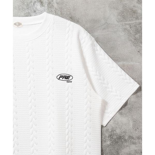 『セール実施中』ZOZO問い合わせ番号:95023208ショップ:BAYBLO，ベイブロブランド:BAYBLO，ベイブロ商品名:(SA) 膨れジャガード ロゴ 半袖 Tシャツカテゴリ:トップス>Tシャツ/カットソーブランド品番:PR-...