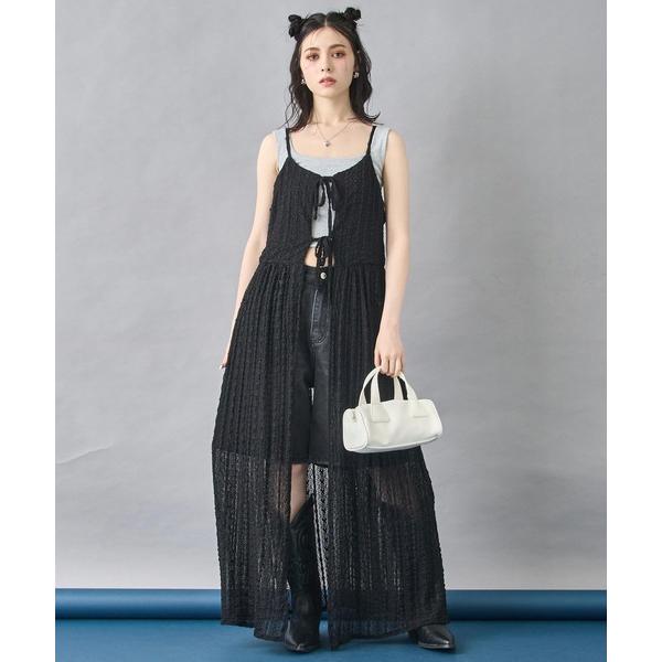 『タイムセール実施中』ZOZO問い合わせ番号:95024314ショップ:ANAP，アナップブランド:ANAP，アナップ商品名:レース リボン ロング キャミソール ジレカテゴリ:ワンピース/ドレス>ワンピースブランド品番:154-58...