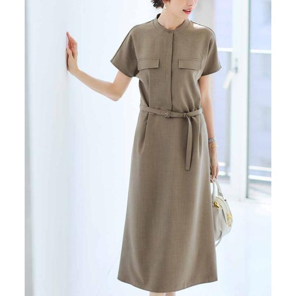 ZOZO問い合わせ番号:95024840ショップ:FELISSIMO，フェリシモブランド:IEDIT，イディット商品名:ＩＥＤＩＴ　ＵＶカットがうれしい　一枚で完結！シルエット変化を楽しむ上品ワンピースカテゴリ:ワンピース/ドレス>ワ...