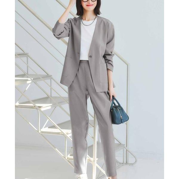 ZOZO問い合わせ番号:95024843ショップ:FELISSIMO，フェリシモブランド:IEDIT，イディット商品名:ＩＥＤＩＴ　接触冷感・吸汗速乾・ＵＶカットのキレイ見えしてリラクシーな着心地のパッカブルスーツカテゴリ:フォーマルスーツ...