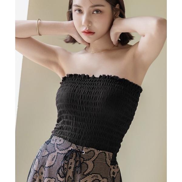 ZOZO問い合わせ番号:95025185ショップ:tu-hacci，ツーハッチブランド:tu-hacci，ツーハッチ商品名:「1.5倍盛りシルエット」ストラップ2本付き！3wayシャーリング/モーニングルーティンブラトップカテゴリ:トップス...