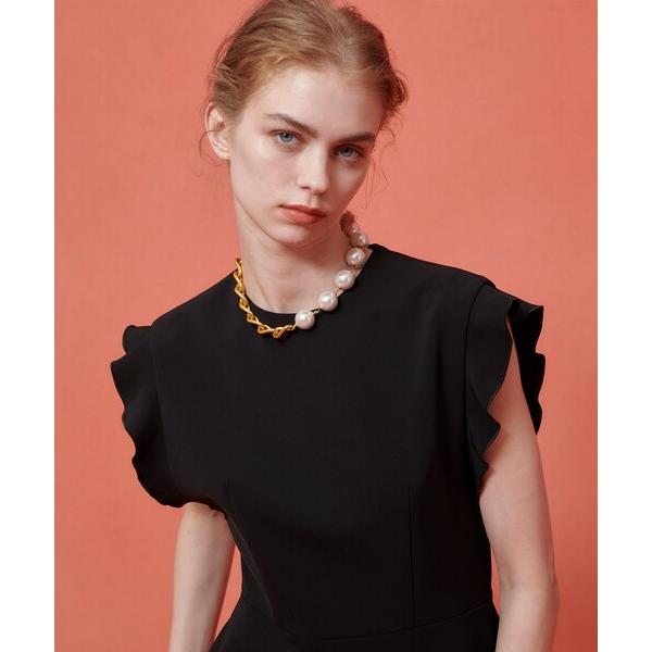 『セール実施中』ZOZO問い合わせ番号:95055858ショップ:allureville，アルアバイルブランド:LOULOU WILLOUGHBY，ルルウィルビー商品名:【LOULOU WILLOUGHBY】ダブルクロスミニオールインワンカ...