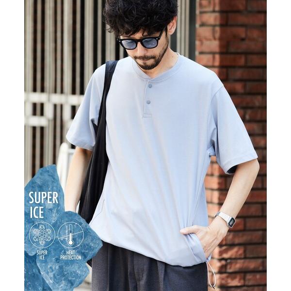 『セール実施中』ZOZO問い合わせ番号:95055922ショップ:FREAK'S STORE，フリークスストアブランド:FREAK'S STORE，フリークスストア商品名:SUPER ICE HENLEY NECK TEE/スーパーアイス ...