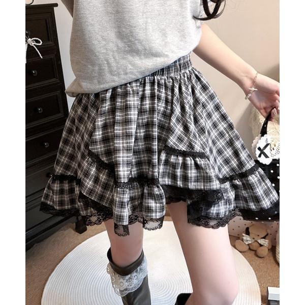 『タイムセール実施中』ZOZO問い合わせ番号:95056770ショップ:me Jane，ミージェーンブランド:Riff，リフ，meJane，ミージェーン商品名:裾レースアシンメトリーフリルミニスカートカテゴリ:スカート>スカートブラン...