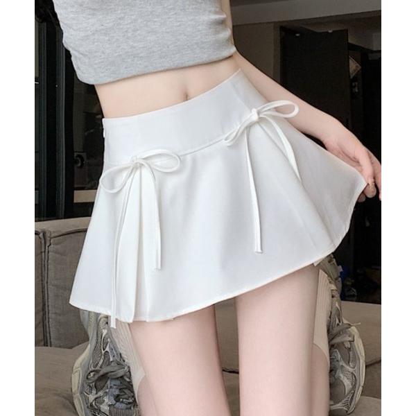 『タイムセール実施中』ZOZO問い合わせ番号:95056781ショップ:me Jane，ミージェーンブランド:Riff，リフ，meJane，ミージェーン商品名:リボンミニスカート インナーパンツ付きカテゴリ:スカート>スカートブランド...