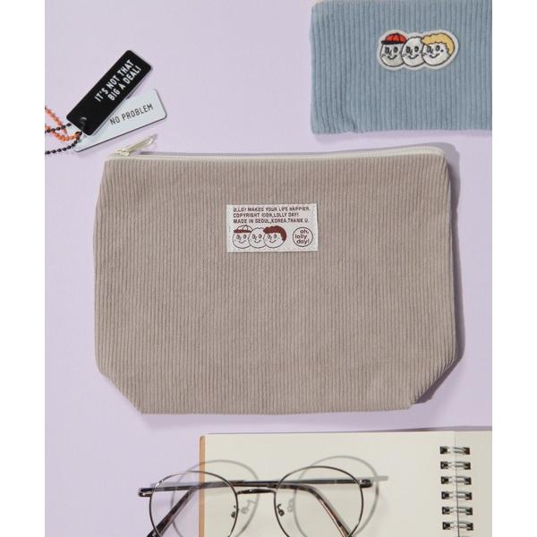 『セール実施中』ZOZO問い合わせ番号:95087347ショップ:studio CLIP，スタディオクリップブランド:studio CLIP，スタディオクリップ商品名:コーデュロイポーチＭ［OH！LOLLY DAY！］カテゴリ:財布/小物&...