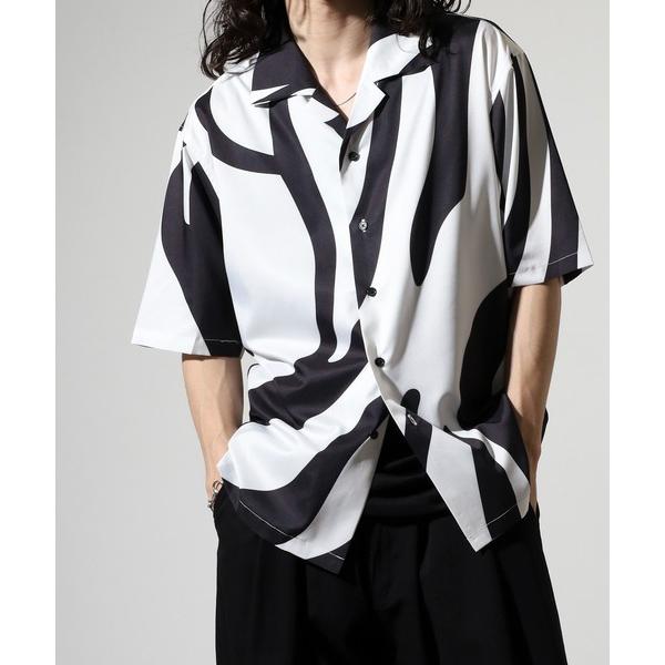 ZOZO問い合わせ番号:95087488ショップ:FUNALIVE，ファンアライブブランド:EVOLUTION，エボリューション，FUNALIVE，ファンアライブ商品名:Zebra leopard print open collar shi...