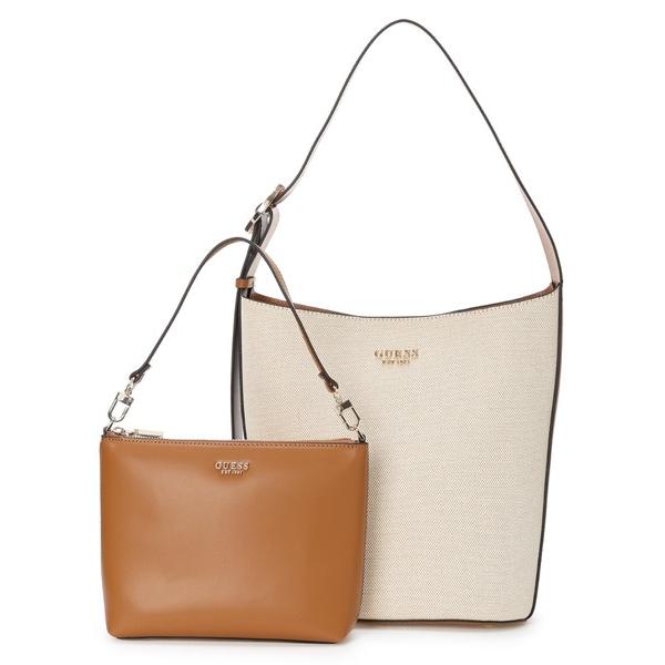 『セール実施中』ZOZO問い合わせ番号:95118385ショップ:GUESS，ゲスブランド:Guess，ゲス商品名:NICOLETTE Large Bucket Shoulder Bag ショルダーバッグカテゴリ:バッグ>ショルダーバ...