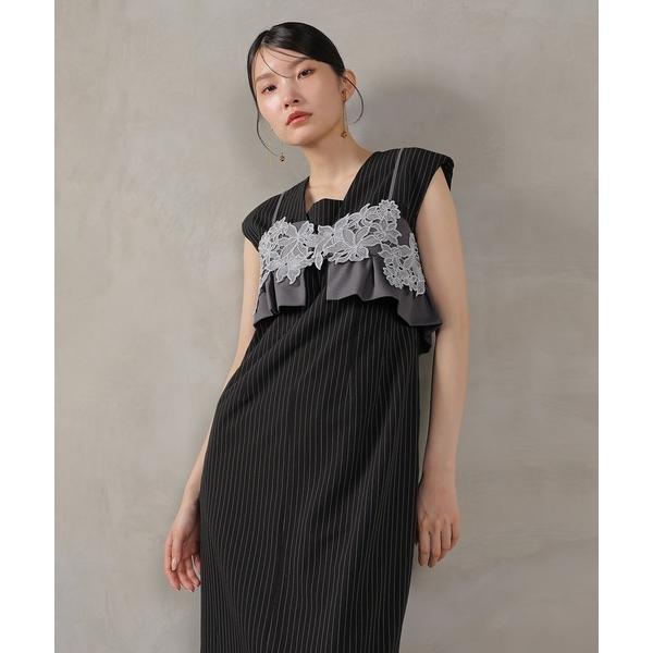 『タイムセール実施中』ZOZO問い合わせ番号:95118721ショップ:Kana，カナブランド:Kana，カナ商品名:ピンストライプワンピース 花柄 ビスチェ 2点セット パーティー ドレス 結婚式 お呼ばれ オケージョンカテゴリ:ワンピー...