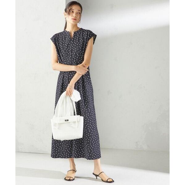 『セール実施中』ZOZO問い合わせ番号:95119890ショップ:SHIPS for women，シップス フォー ウィメンブランド:SHIPS，シップス商品名:〈手洗い可能〉サッカー ストレッチ ドット 無地 フレンチ スリーブ ワンピー...