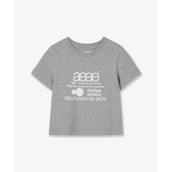 ZOZO問い合わせ番号:95120368ショップ:aeae，エーイーエーイーブランド:aeae，エーイーエーイー商品名:WEB LOGO CROP T-SHIRTSカテゴリ:トップス>Tシャツ/カットソーブランド品番:AE45SWTS...