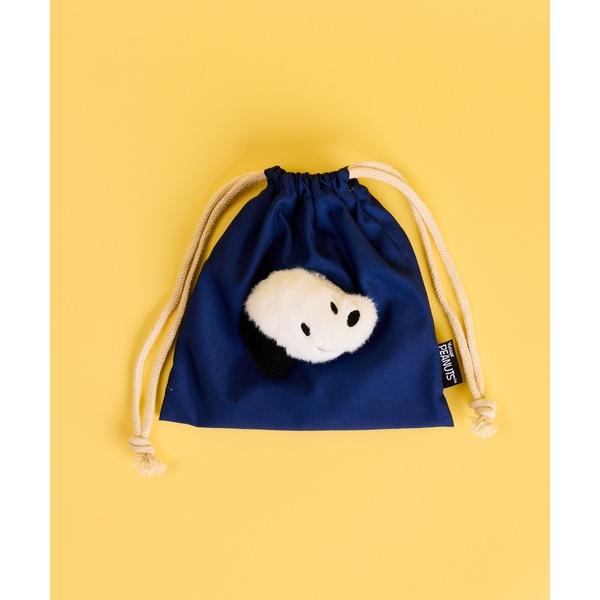 ZOZO問い合わせ番号:95151463ショップ:THE BAREFOOT，ザ ベアフットブランド:PEANUTS，ピーナッツ，THE BAREFOOT，ベアフット商品名:【 PEANUTS / ピーナッツ 】ボアフェイス巾着ポーチ　NJI...