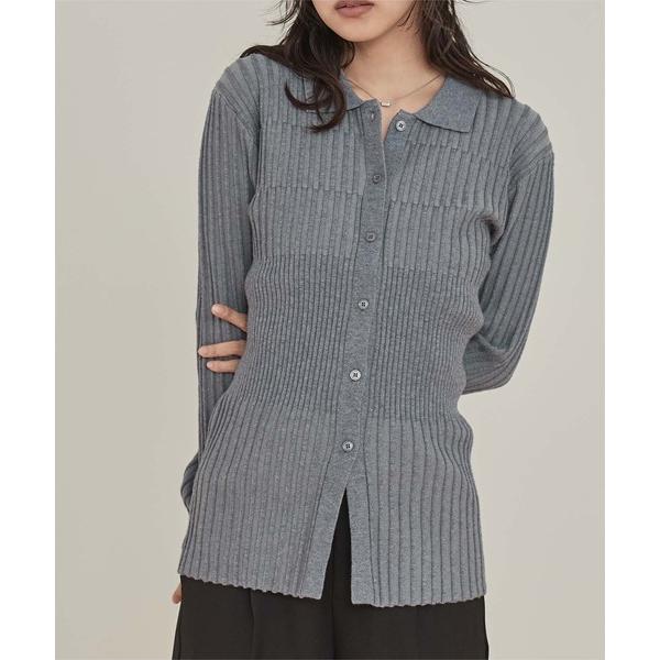 『タイムセール実施中』ZOZO問い合わせ番号:95152233ショップ:titivate，ティティベイトブランド:miette，ミエット商品名:ランダムリブ襟付きニットカテゴリ:トップス>ニット/セーターブランド品番:RGXX1274...