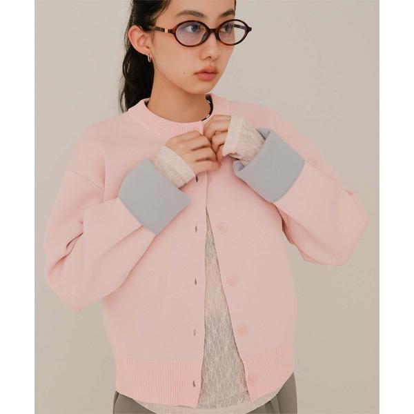 『タイムセール実施中』ZOZO問い合わせ番号:95152234ショップ:titivate，ティティベイトブランド:miette，ミエット商品名:バイカラーデザインニットカーディガンカテゴリ:トップス>カーディガン/ボレロブランド品番:...