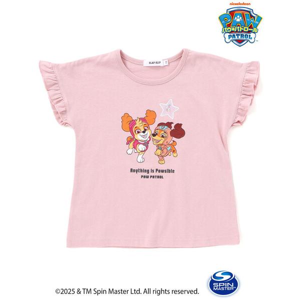 『タイムセール実施中』ZOZO問い合わせ番号:95184076ショップ:BEBE ONLINE STORE，ベベ オンラインストアブランド:SLAP SLIP，スラップスリップ商品名:【パウ・パトロール×SLAPSLIP】袖フリルキャラクタ...