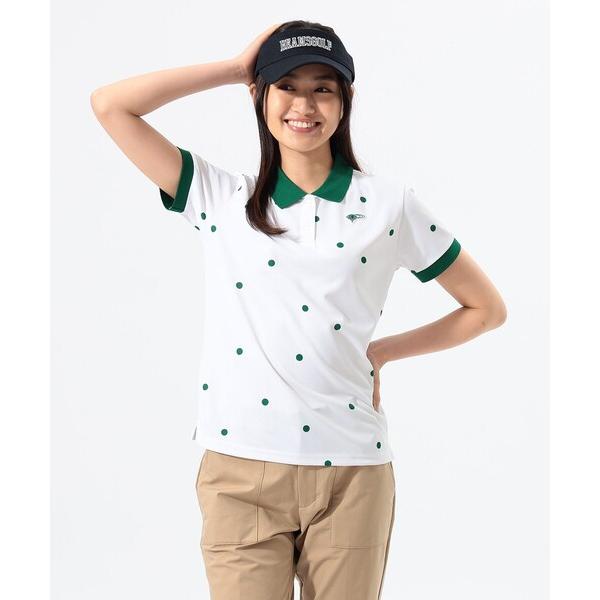 『タイムセール実施中』ZOZO問い合わせ番号:95184233ショップ:BEAMS GOLF，ビームスゴルフブランド:BEAMS GOLF，ビームスゴルフ商品名:〈WOMEN〉ORANGE LABEL / ランダムドット クレリック ポロシ...
