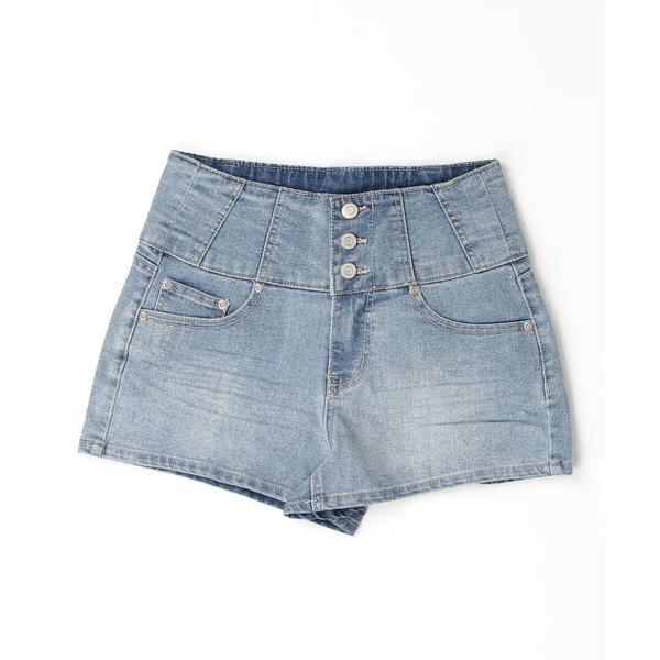 『タイムセール実施中』ZOZO問い合わせ番号:95184858ショップ:FUNALIVE，ファンアライブブランド:FUNALIVE，ファンアライブ商品名:.works3釦ハイウエストショートパンツカテゴリ:パンツ>デニムパンツブランド...