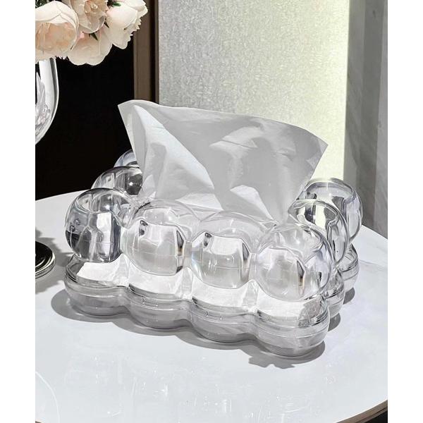 ZOZO問い合わせ番号:95185309ショップ:MANGROVE，マングローブブランド:Made in I，メイドインアイ，MANGROVE，マングローブ商品名:ぷっくりクリアティッシュケースカテゴリ:インテリア>インテリア雑貨ブラ...