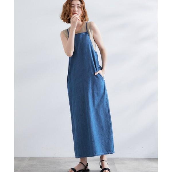 『タイムセール実施中』ZOZO問い合わせ番号:95185467ショップ:grove，グローブブランド:Lee，リー，grove，グローブ商品名:【Lee】DENIM CAMISOLE DRESSカテゴリ:ワンピース/ドレス>ワンピース...