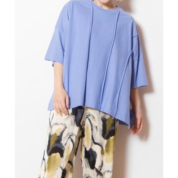 『タイムセール実施中』ZOZO問い合わせ番号:95186630ショップ:OSMOSIS，オズモーシスブランド:OSMOSIS，オズモーシス商品名:リボンアレンジ切替Tシャツカテゴリ:トップス>Tシャツ/カットソーブランド品番:5990...